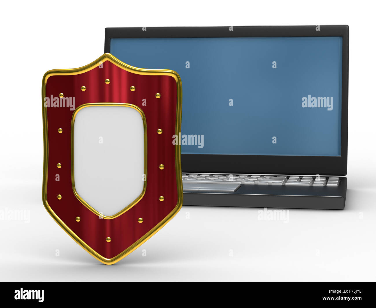 Protected global network Internet. Isolated 3D image Stock Photo - Alamy