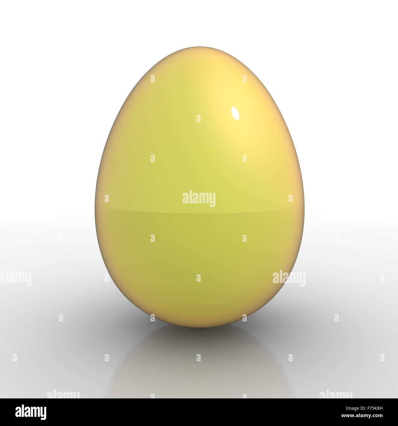 A Golden Shiny Egg Stock Photo - Alamy