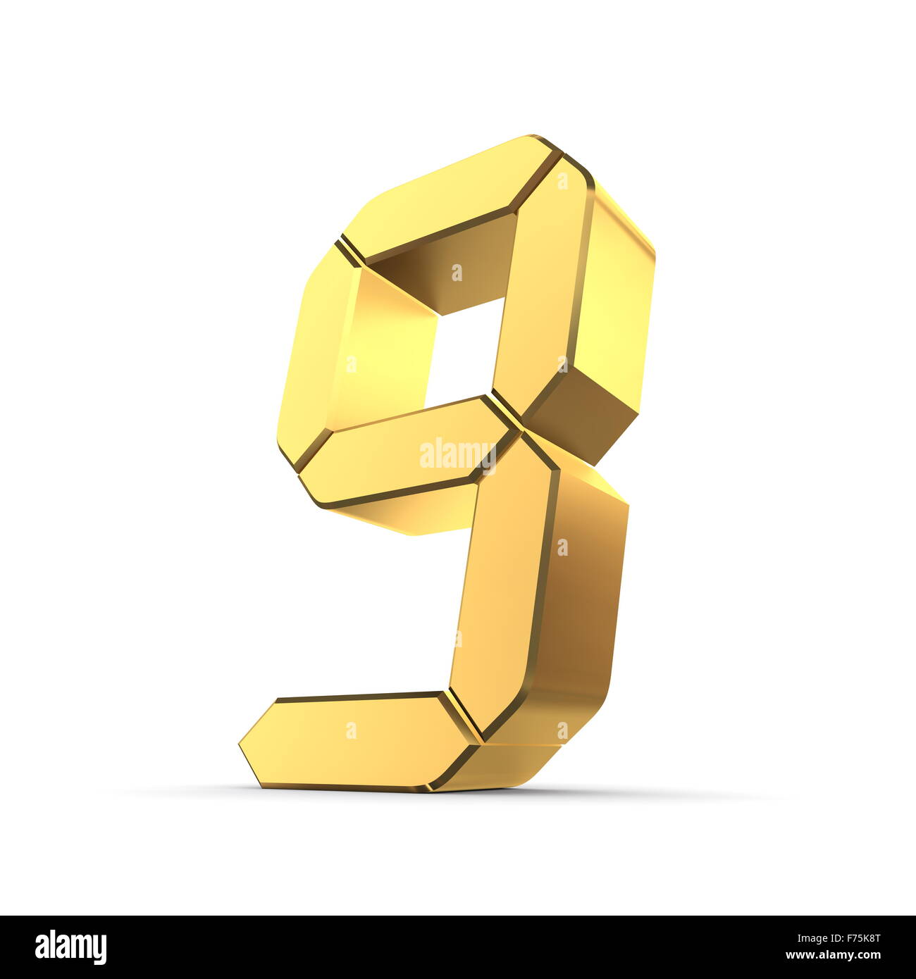 Big number 9 Cut Out Stock Images & Pictures - Alamy