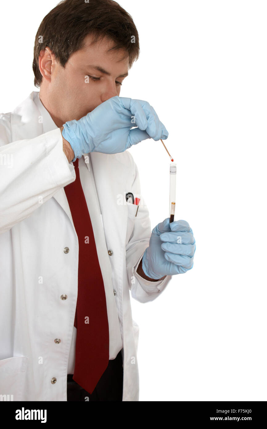 Blood sample crime scene hi-res stock photography and images - Alamy