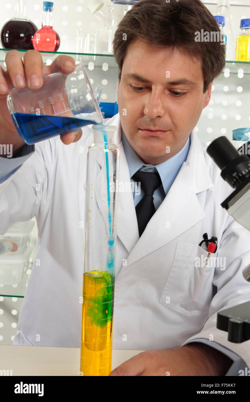 Scientist at work Stock Photo - Alamy