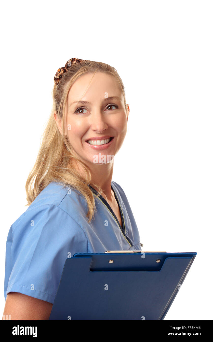 Friendly nurse or doctor Stock Photo - Alamy