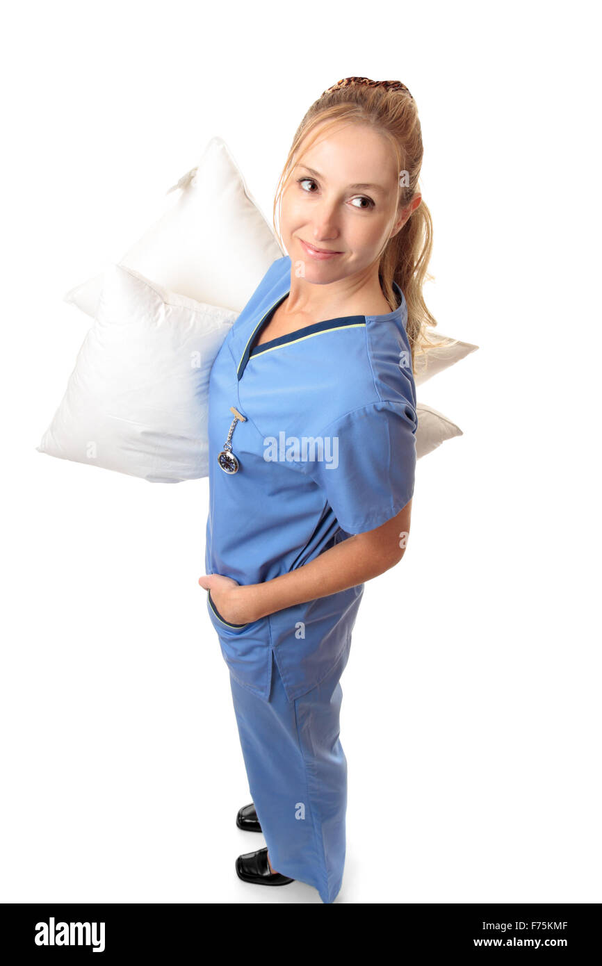 Staff nurse full body hi-res stock photography and images - Alamy