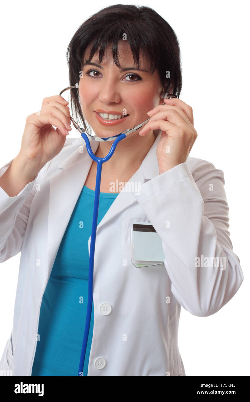 Doctor with stethoscope Stock Photo - Alamy