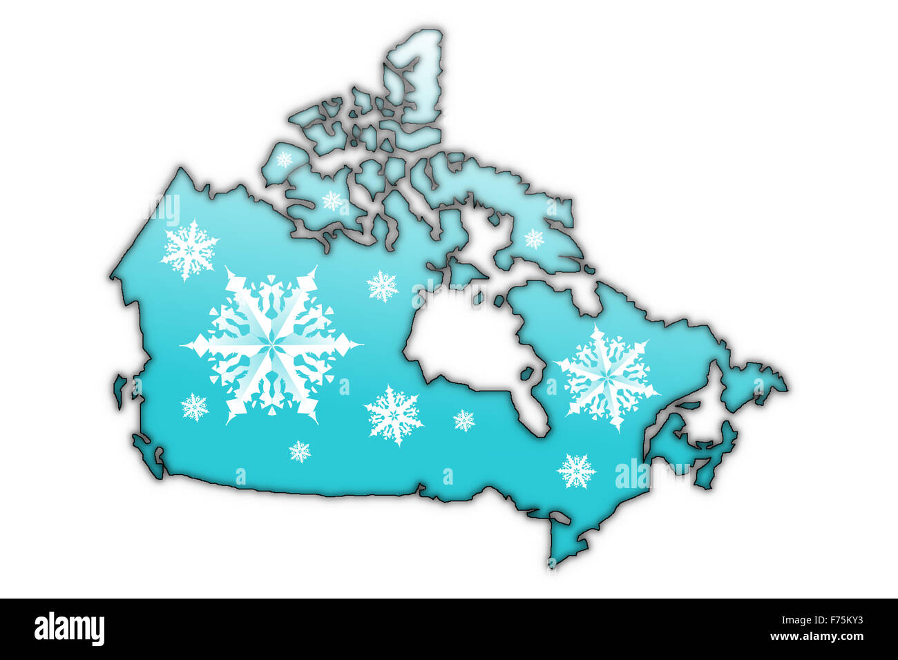Climate map of canada hi-res stock photography and images - Alamy