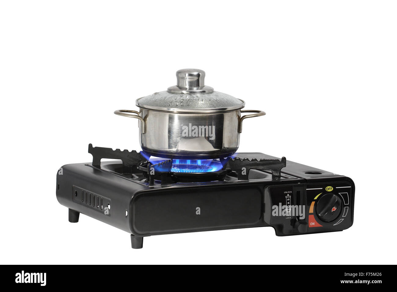 Flame stove cooking Cut Out Stock Images & Pictures - Alamy