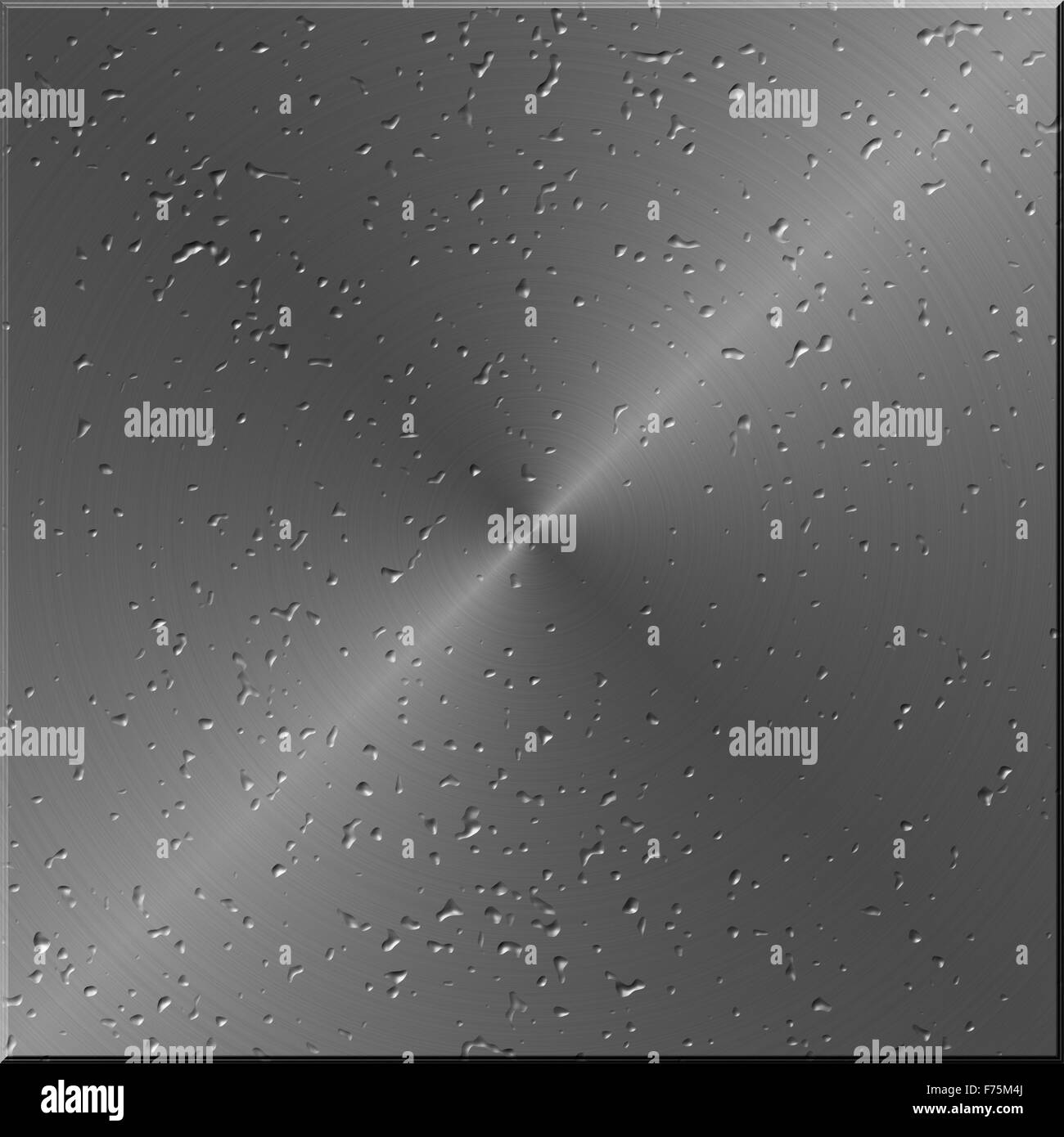 Metal plate with drops of water. Color background texture Stock Photo ...