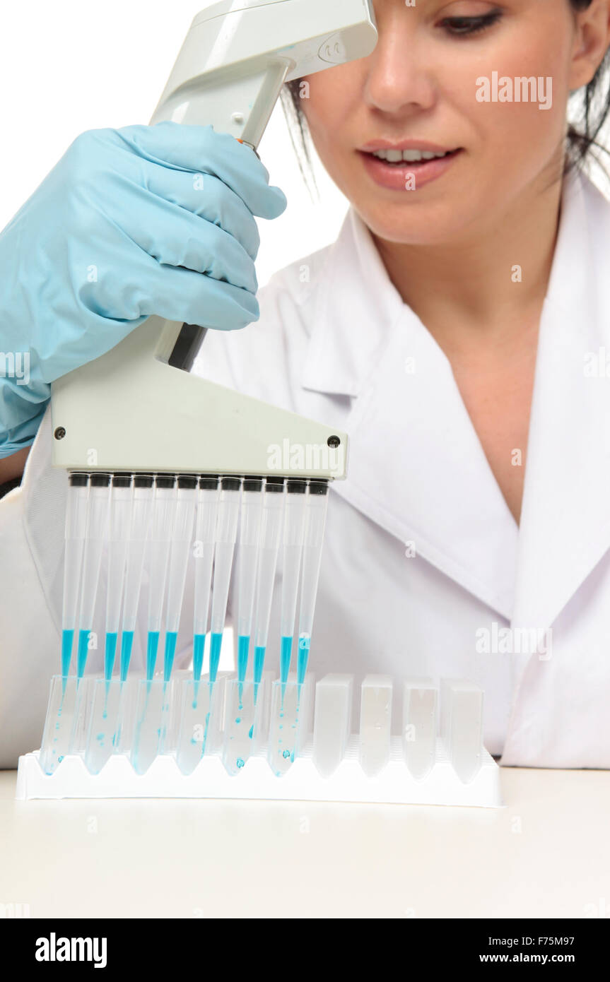 Scientist in laboratory Stock Photo - Alamy