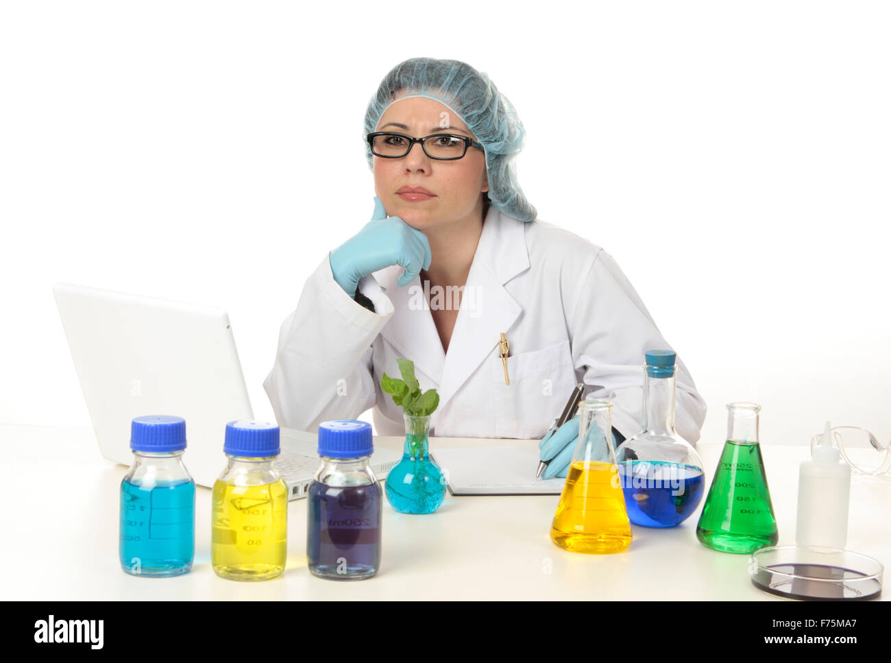 Scientist in laboratory Stock Photo - Alamy