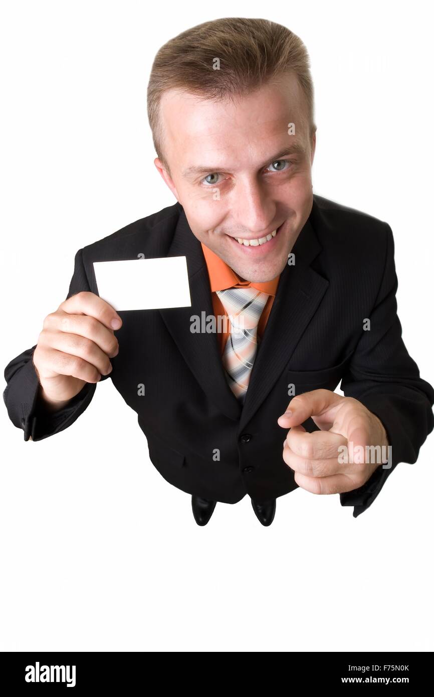 Business man empty hand suit Cut Out Stock Images & Pictures - Alamy