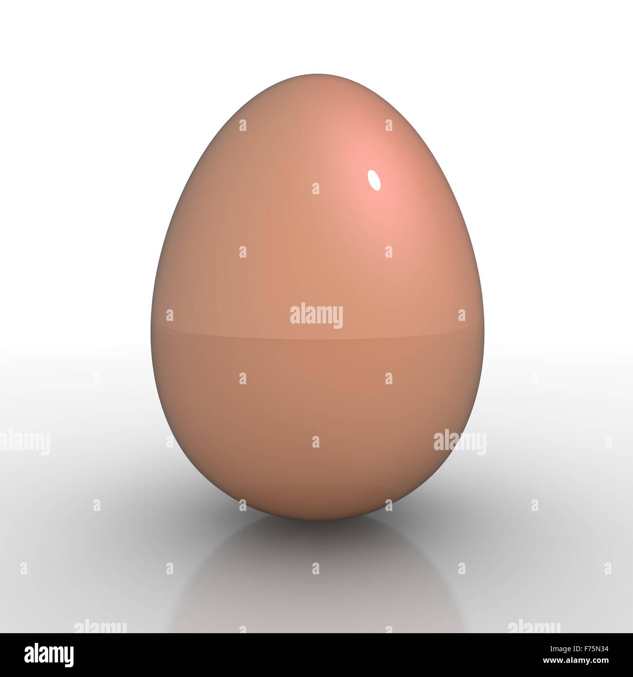 A Shiny Bronze Egg Stock Photo - Alamy