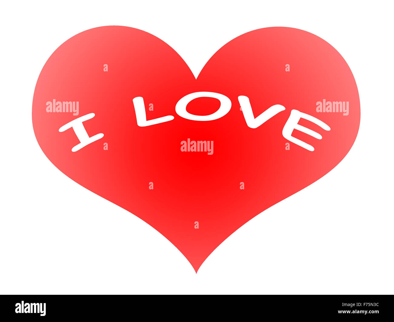 I Love Symbol Stock Photo - Alamy