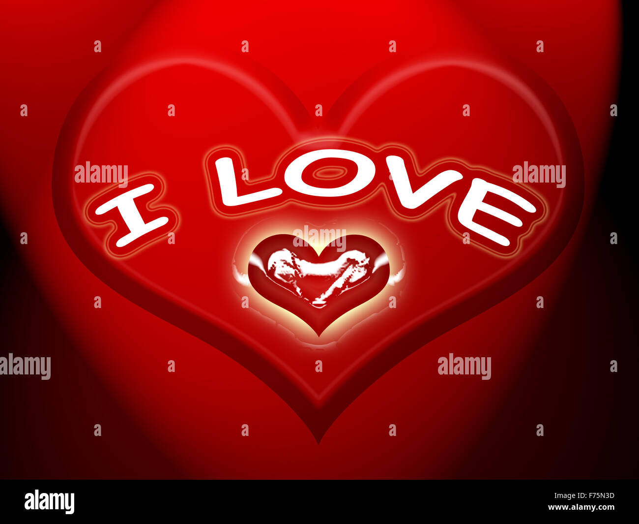 I Love Background Stock Photo - Alamy