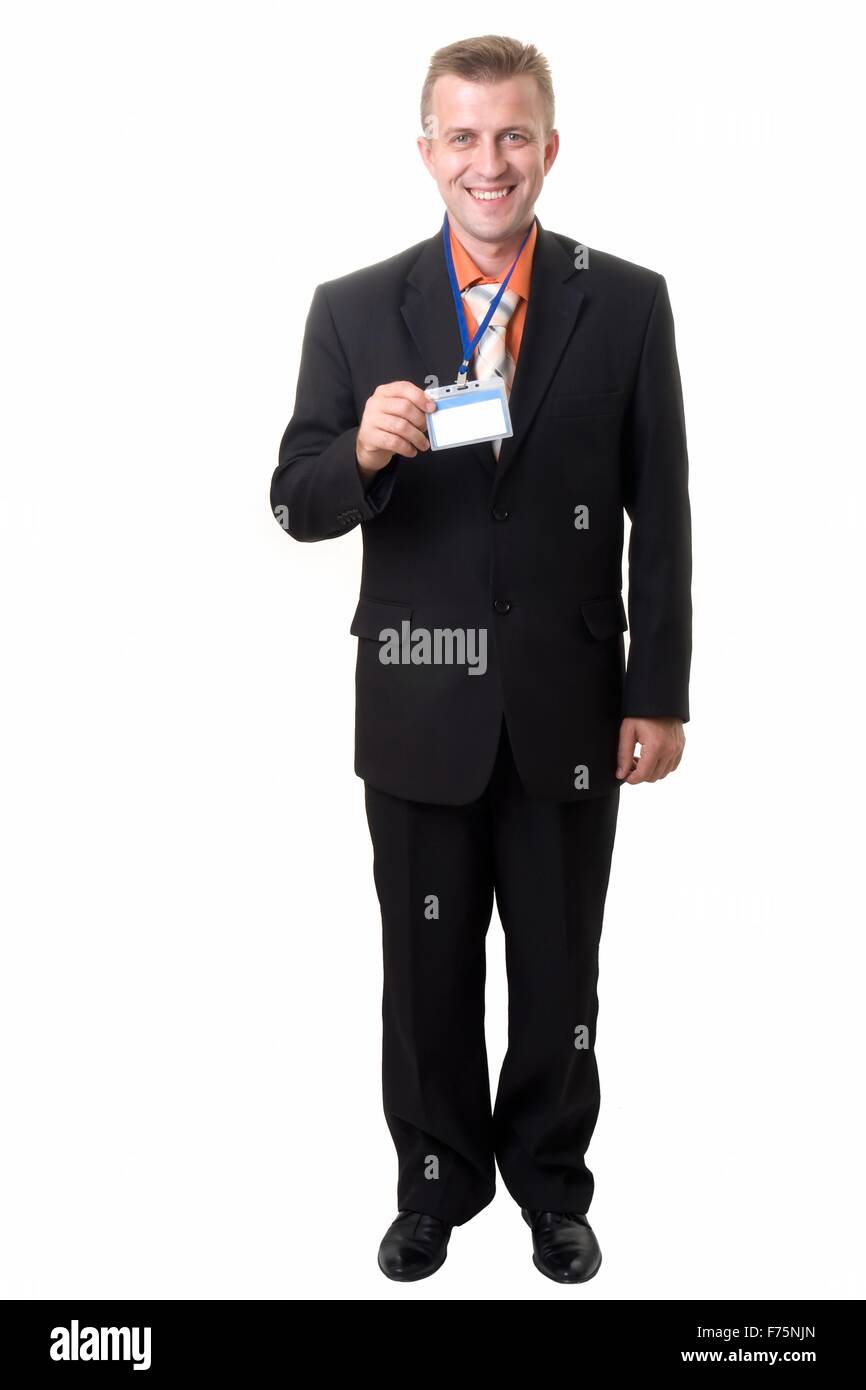 Badge man hi-res stock photography and images - Alamy