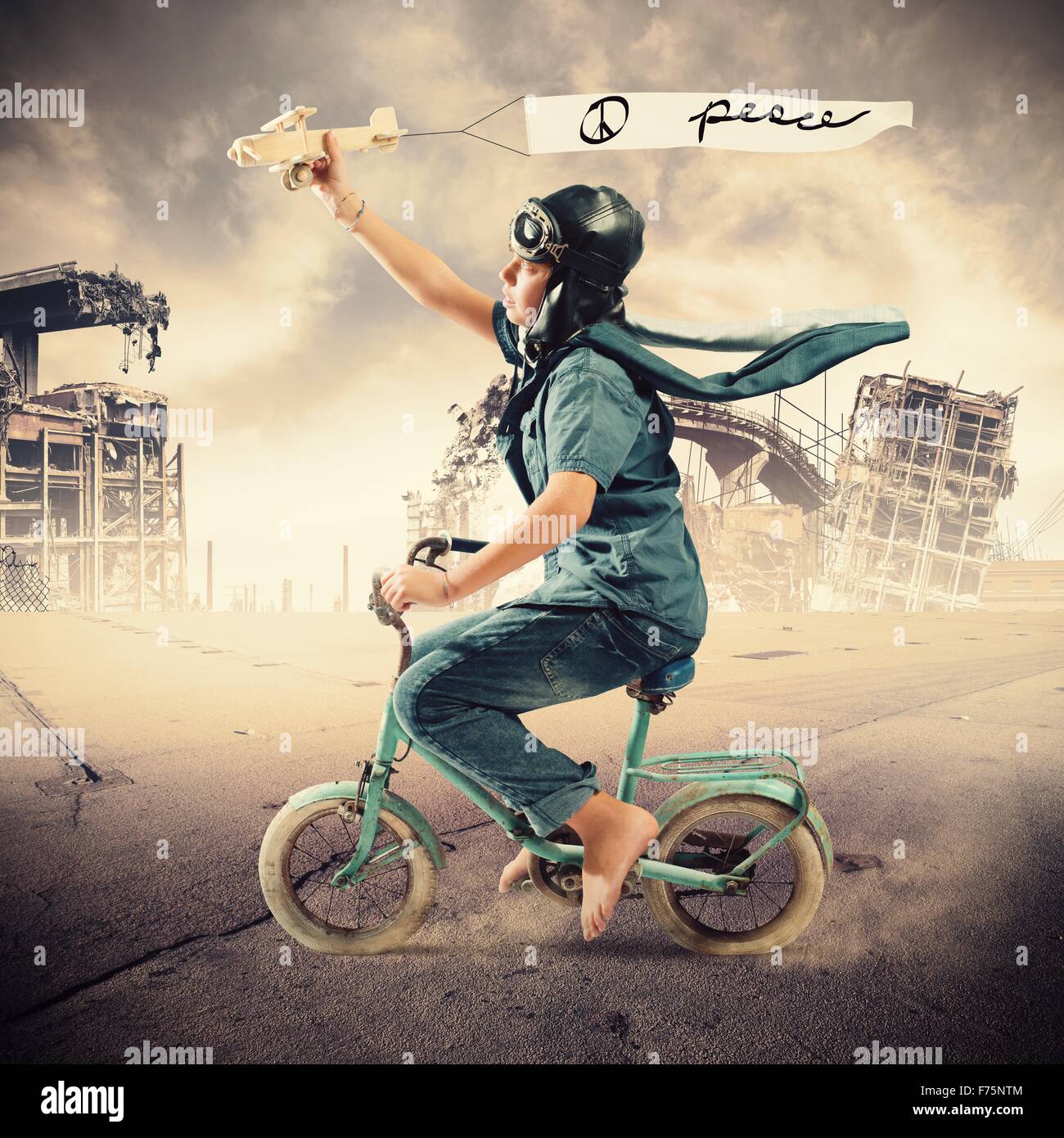 Child against war Stock Photo - Alamy