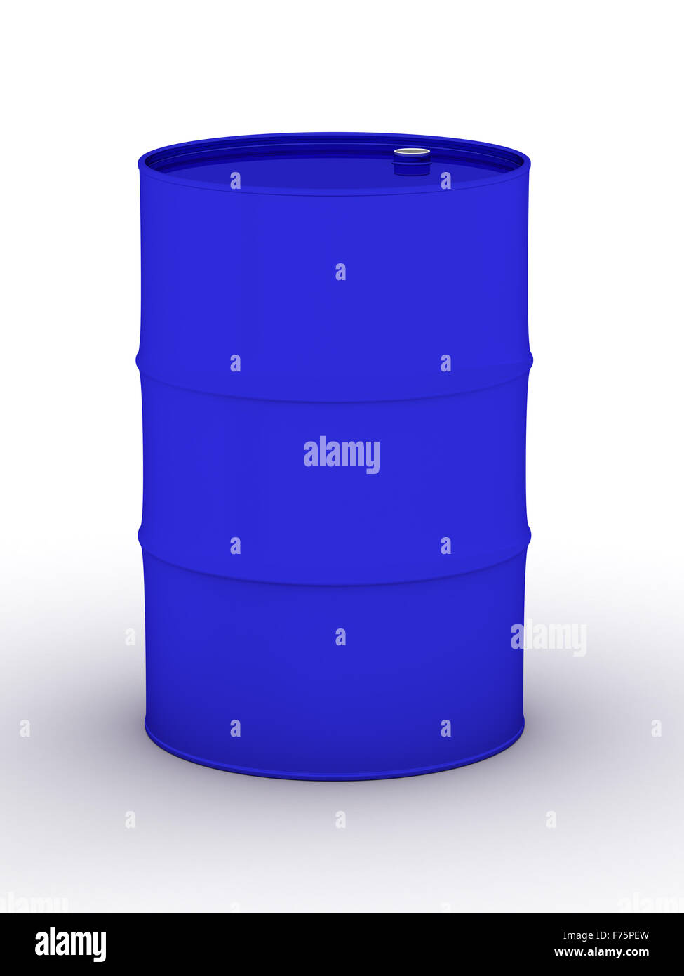 blue vat on a white background. 3D image Stock Photo - Alamy