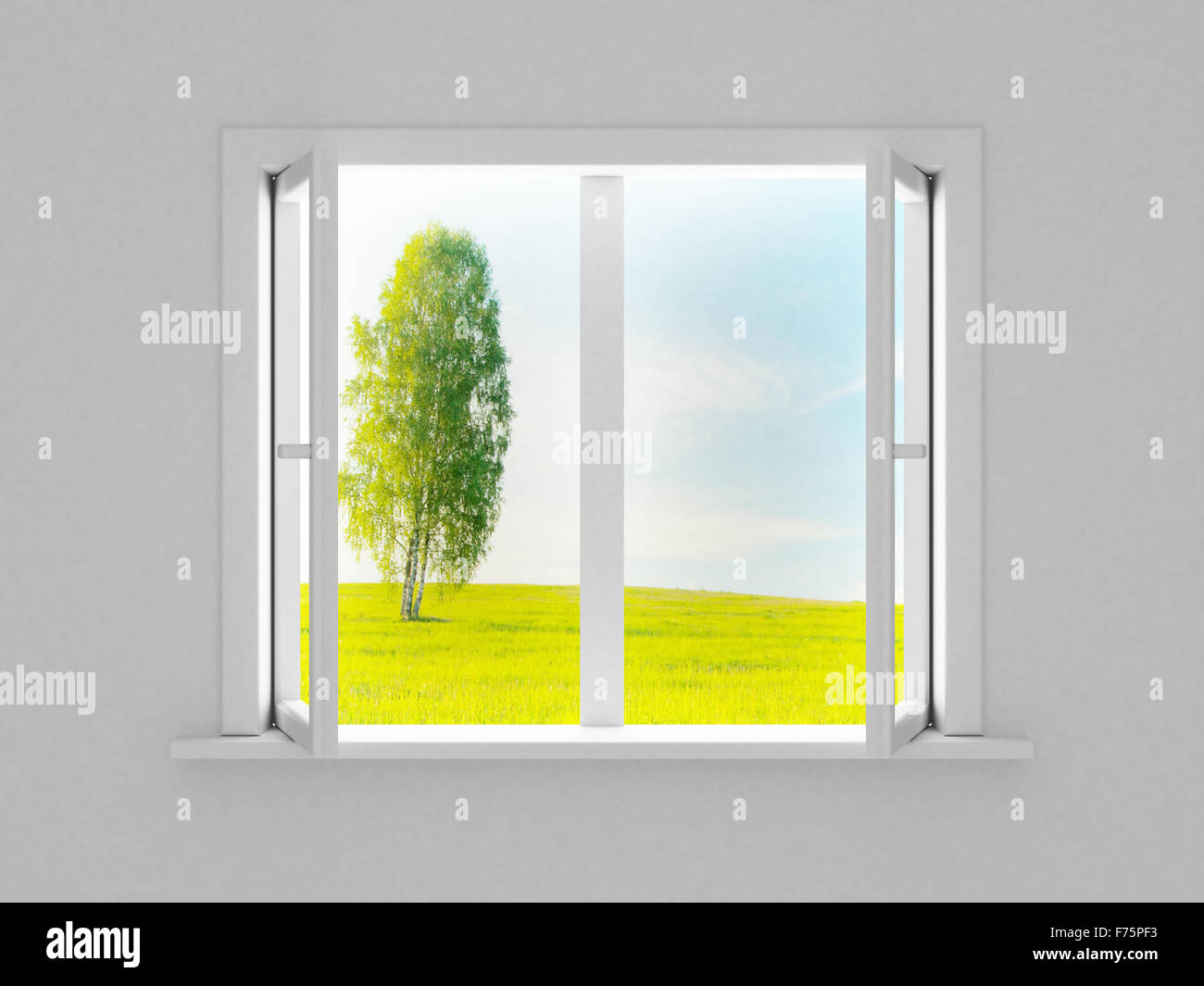 Open window scene hi-res stock photography and images - Alamy
