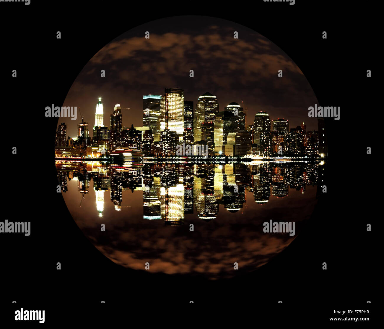 The Lower-Manhattan Skyline Stock Photo - Alamy