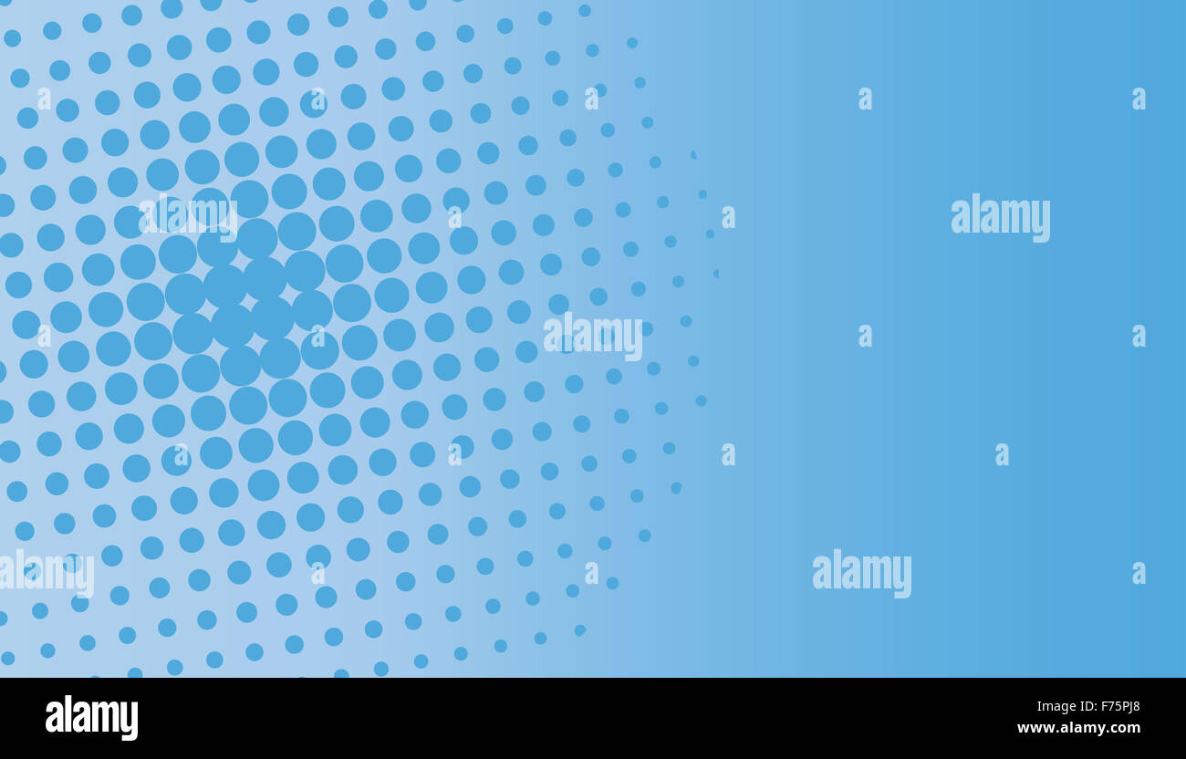 Blue Halftone Dots Stock Photo - Alamy