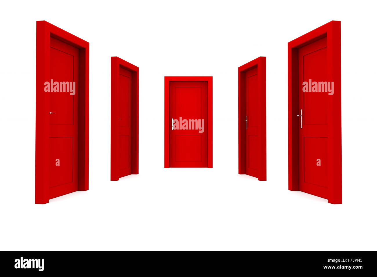 Choose a Red Door Stock Photo - Alamy