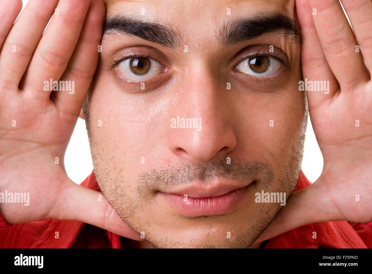 face close up Stock Photo - Alamy