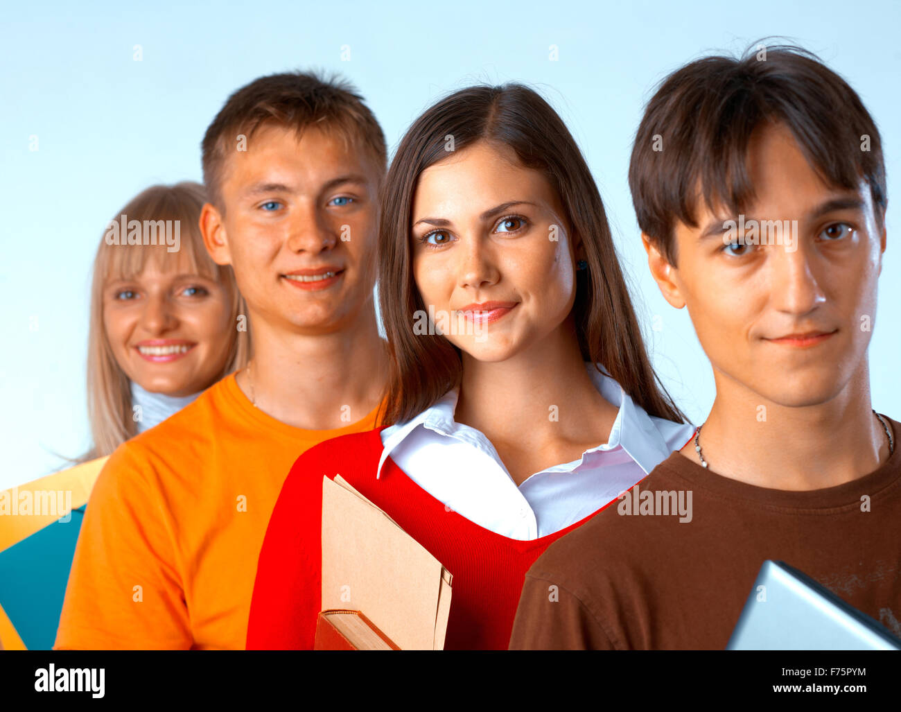 Highschool students line hi-res stock photography and images - Alamy