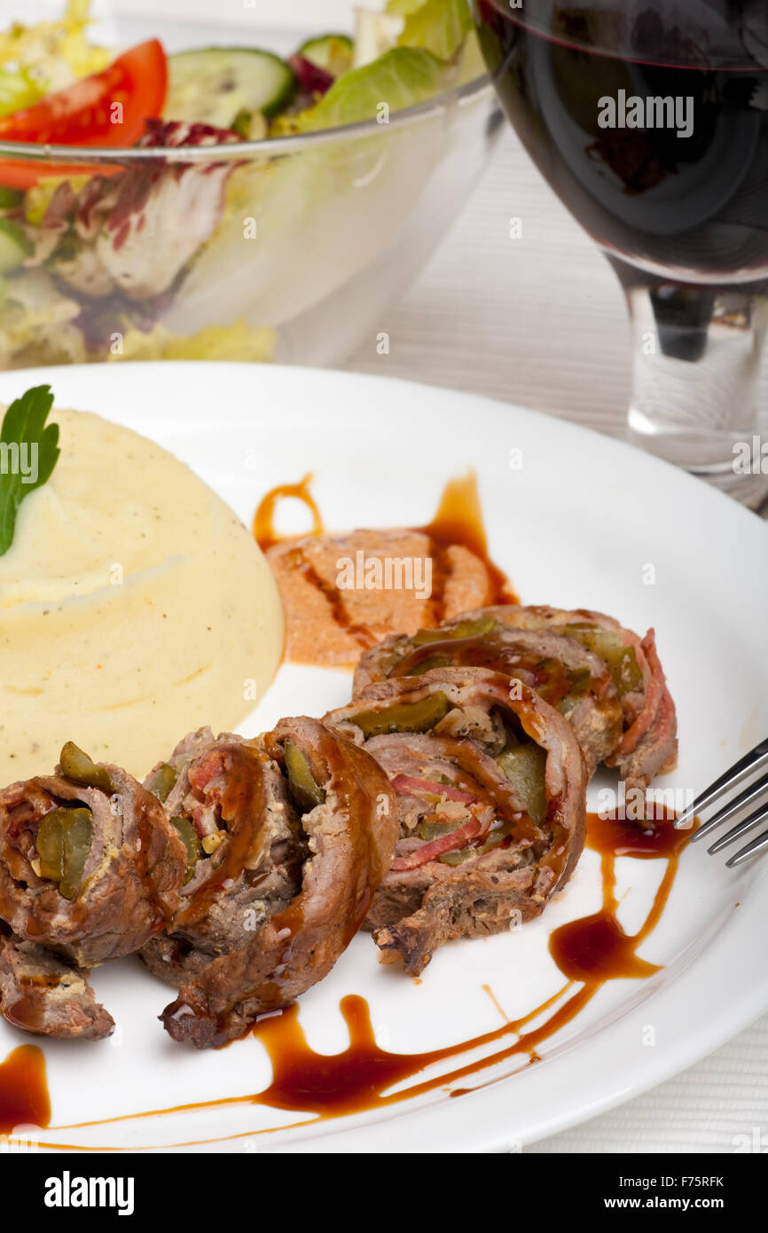 Savory roulade hi-res stock photography and images - Alamy