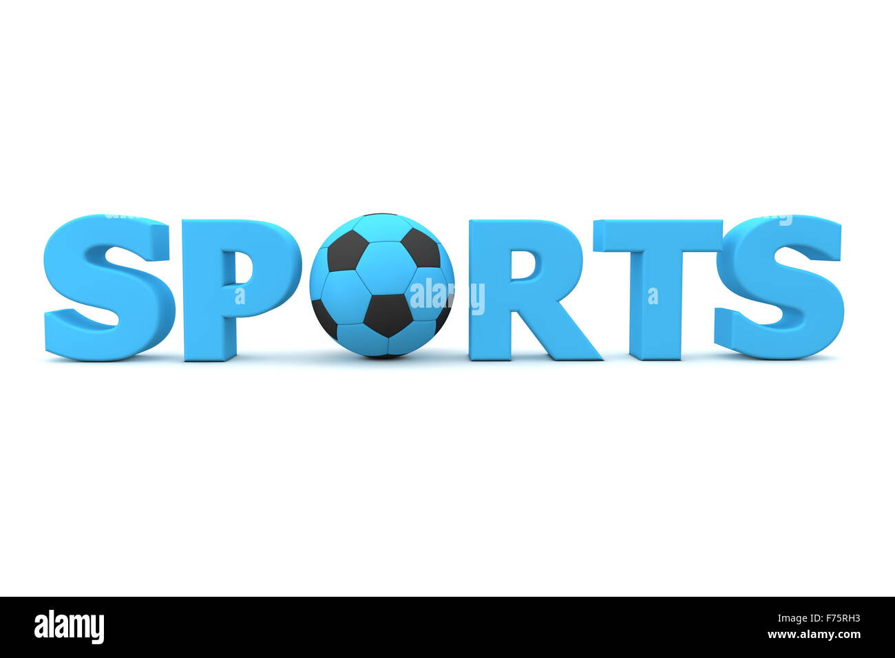 Football Sports Blue Stock Photo - Alamy