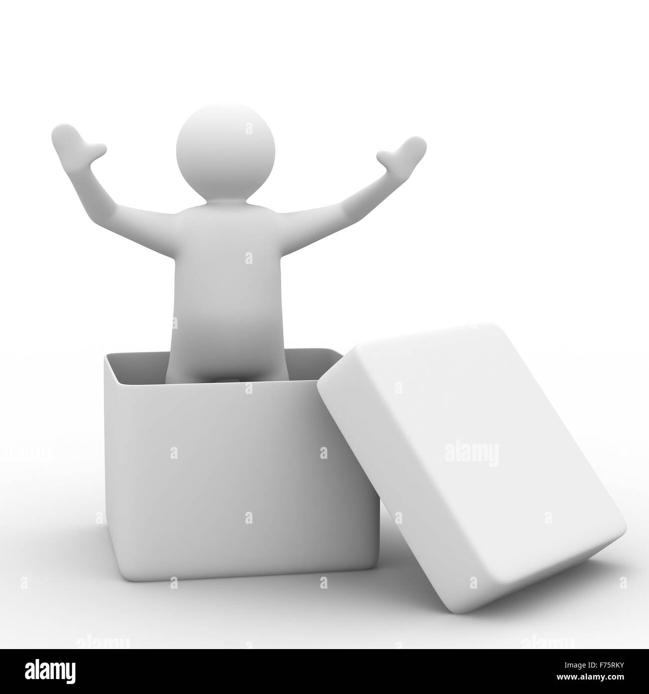 Man open hands isolated Black and White Stock Photos & Images - Alamy