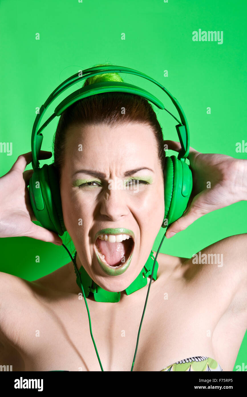 Burnette hair hi-res stock photography and images - Alamy