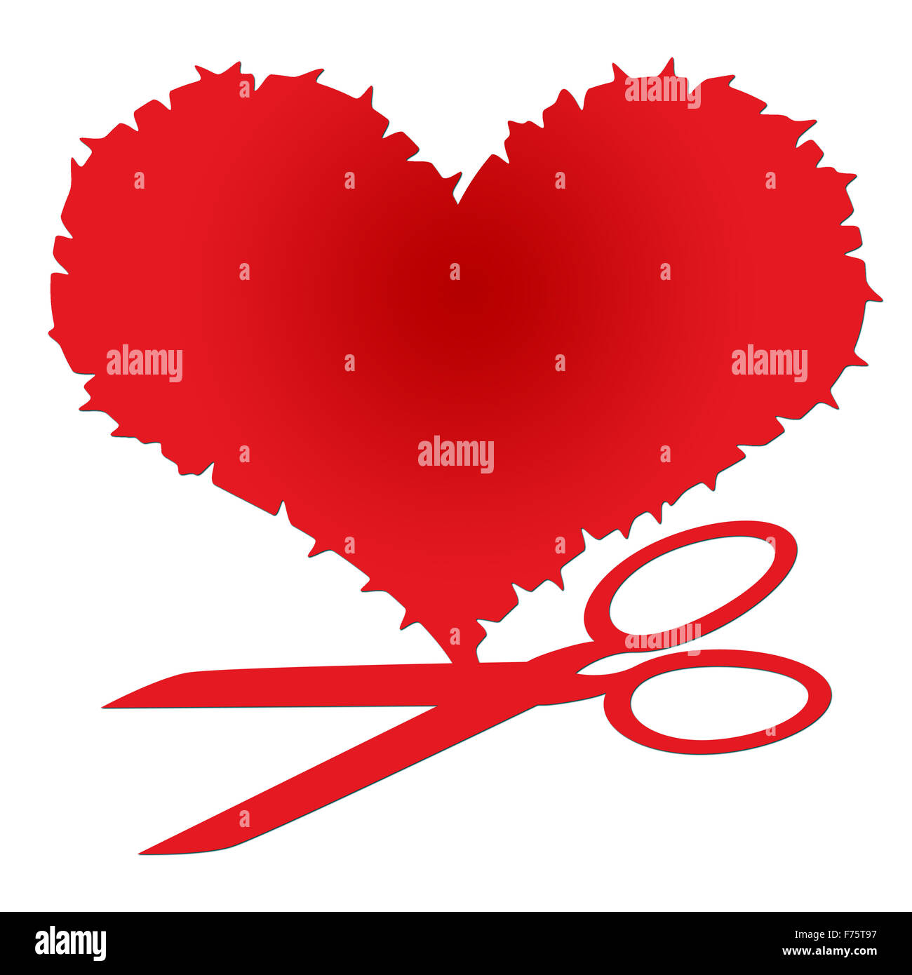 Heart barbed hi-res stock photography and images - Alamy