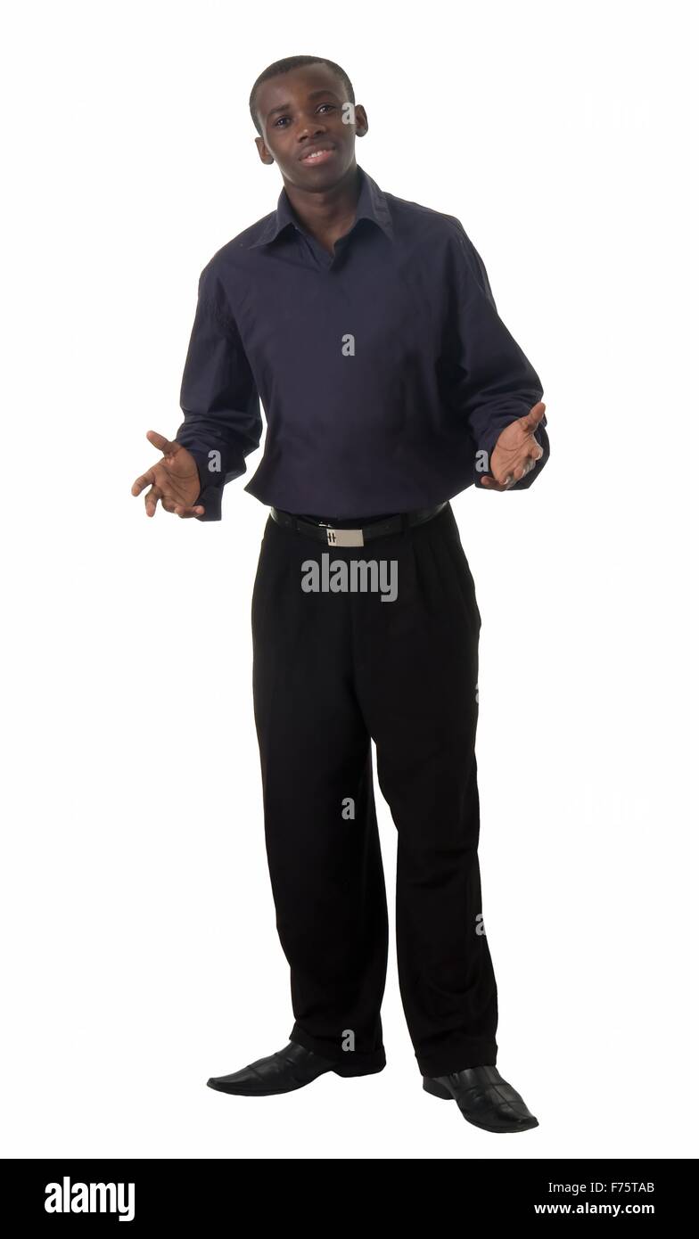 young man stands Stock Photo - Alamy