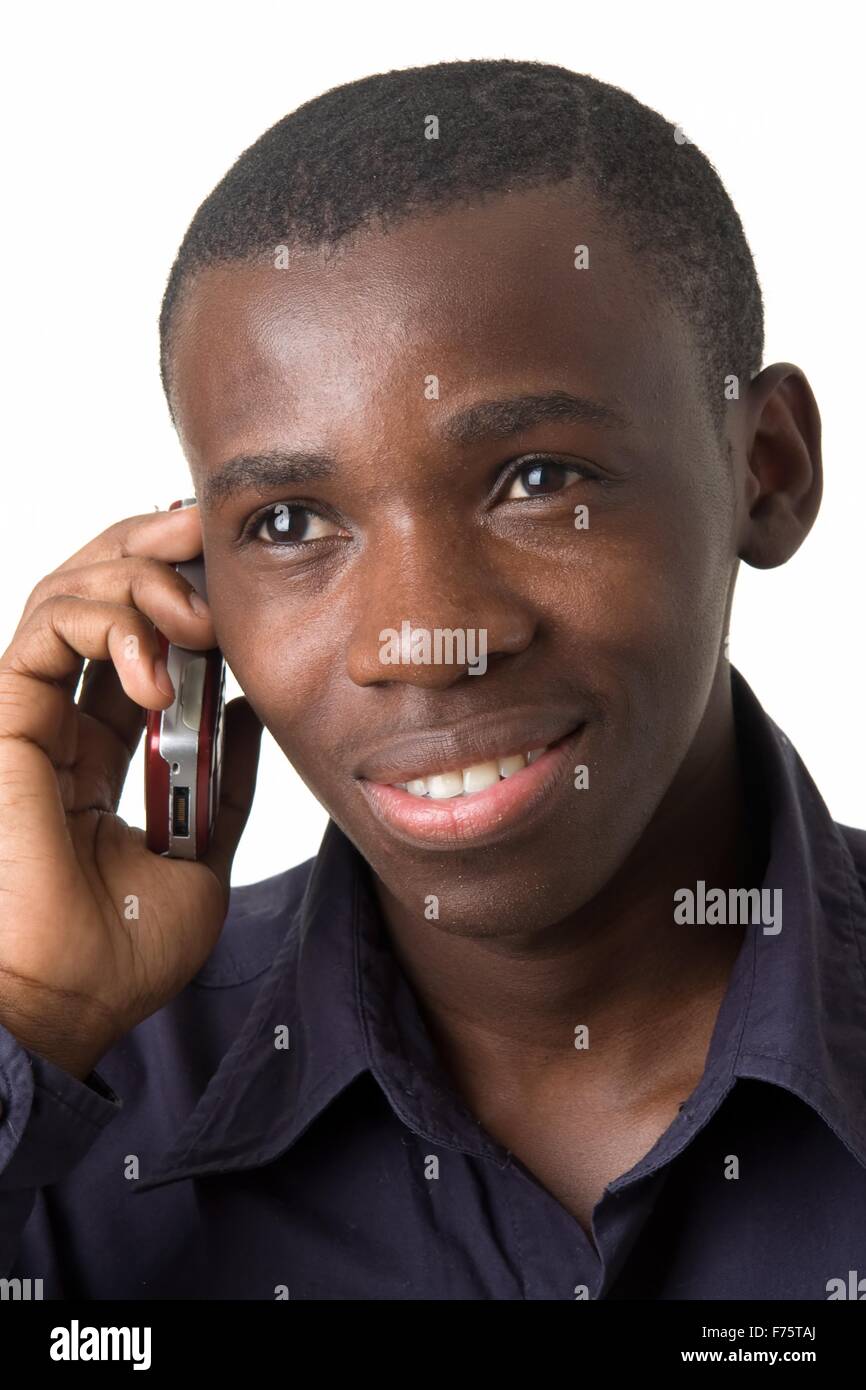 man with mobile phone Stock Photo - Alamy