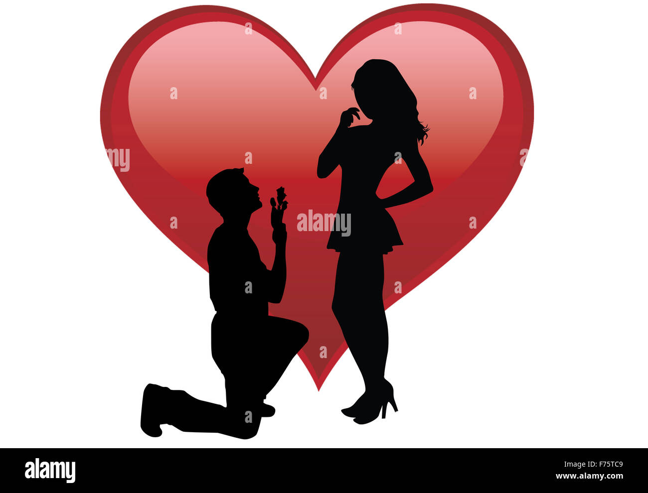 Couples for life Cut Out Stock Images & Pictures - Alamy