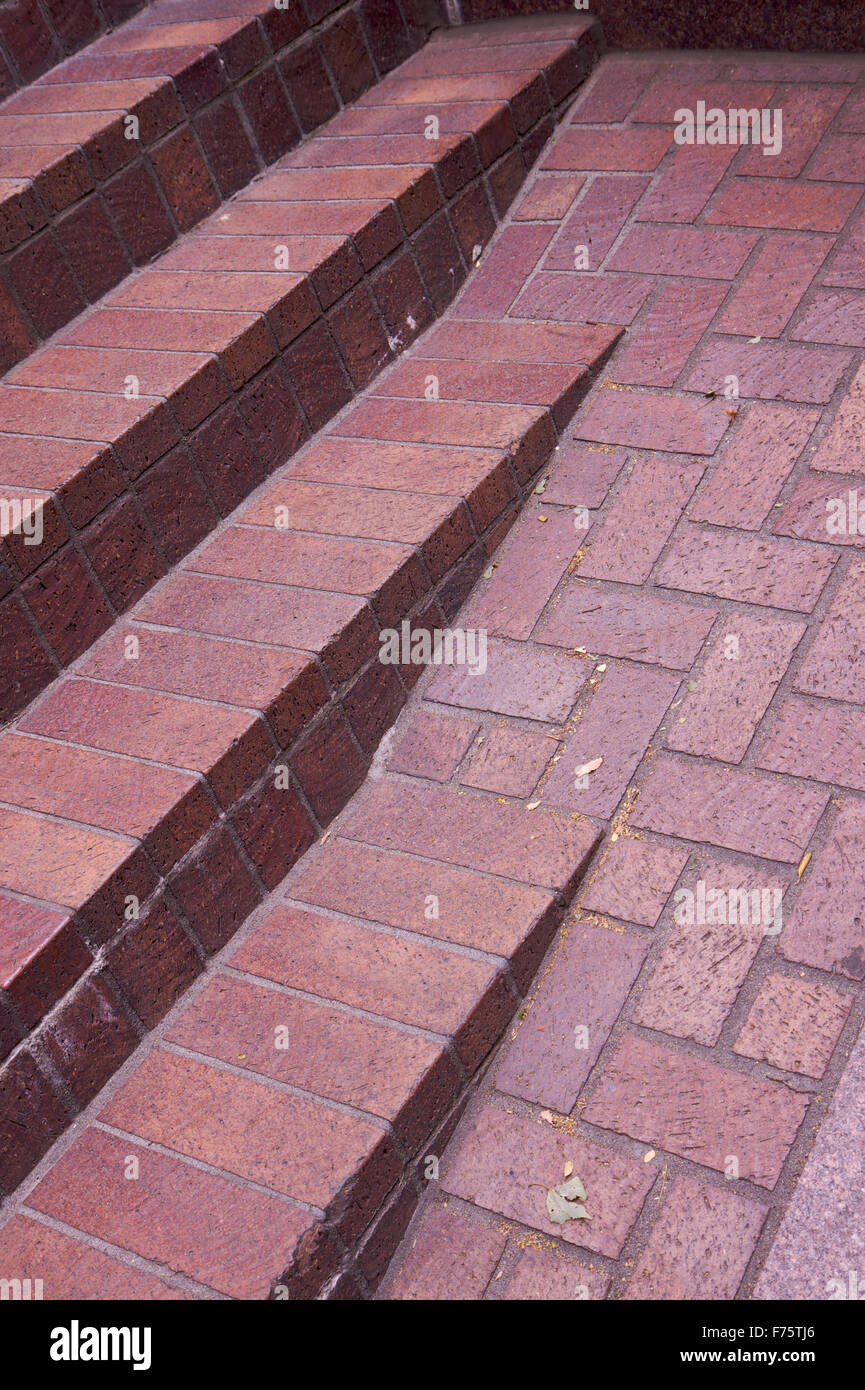 Symmetrical brick staircase hi-res stock photography and images - Alamy