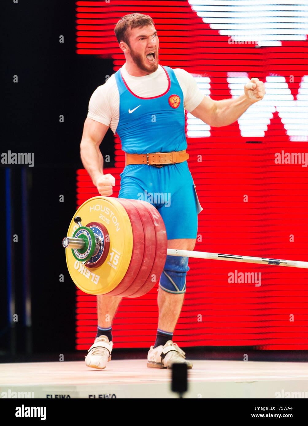 Houston, Texas, USA. 25th November, 2015. Apti Aukhadov of Russia ...
