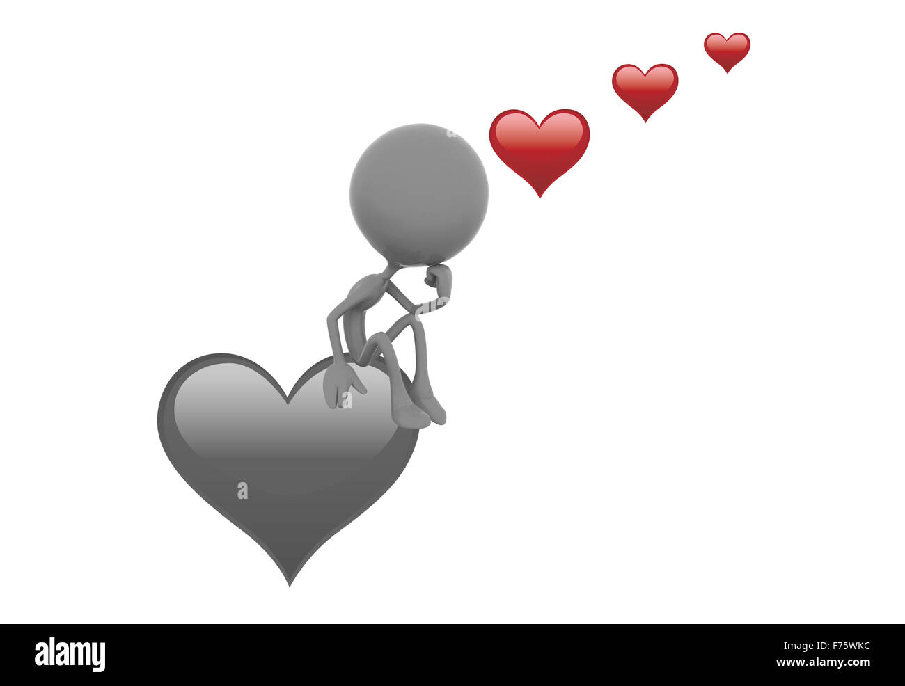 Thinking About Love Stock Photo - Alamy