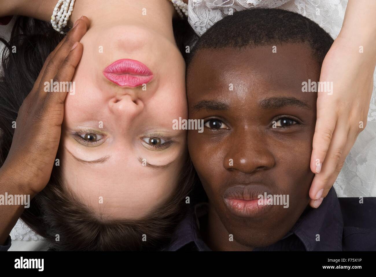Two human female faces hi-res stock photography and images - Alamy