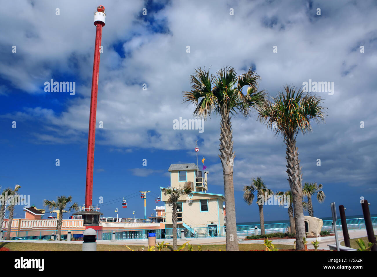 daytona beach boardwalk Stock Photo - Alamy
