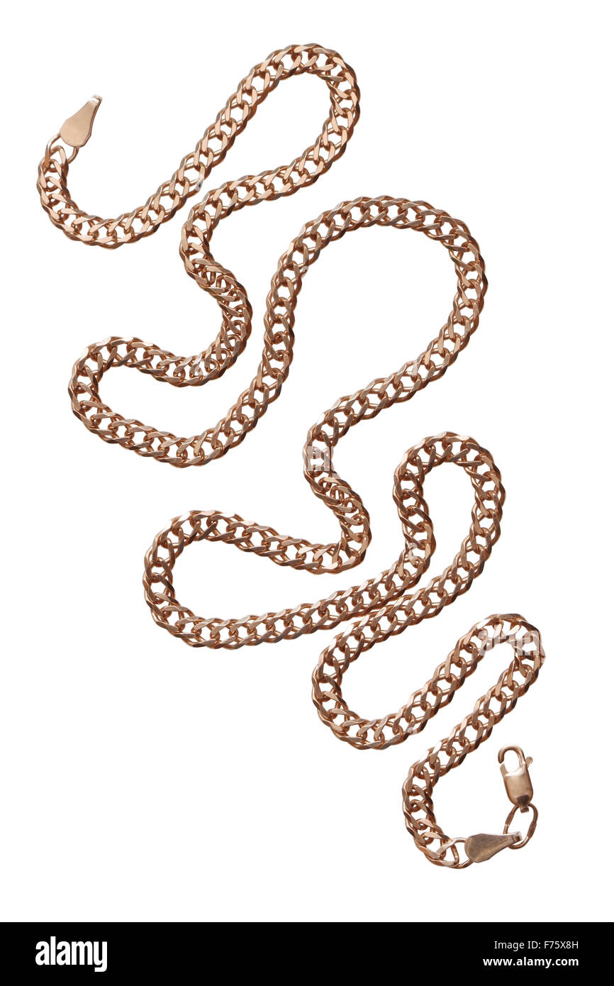 Gold chain link hi-res stock photography and images - Alamy