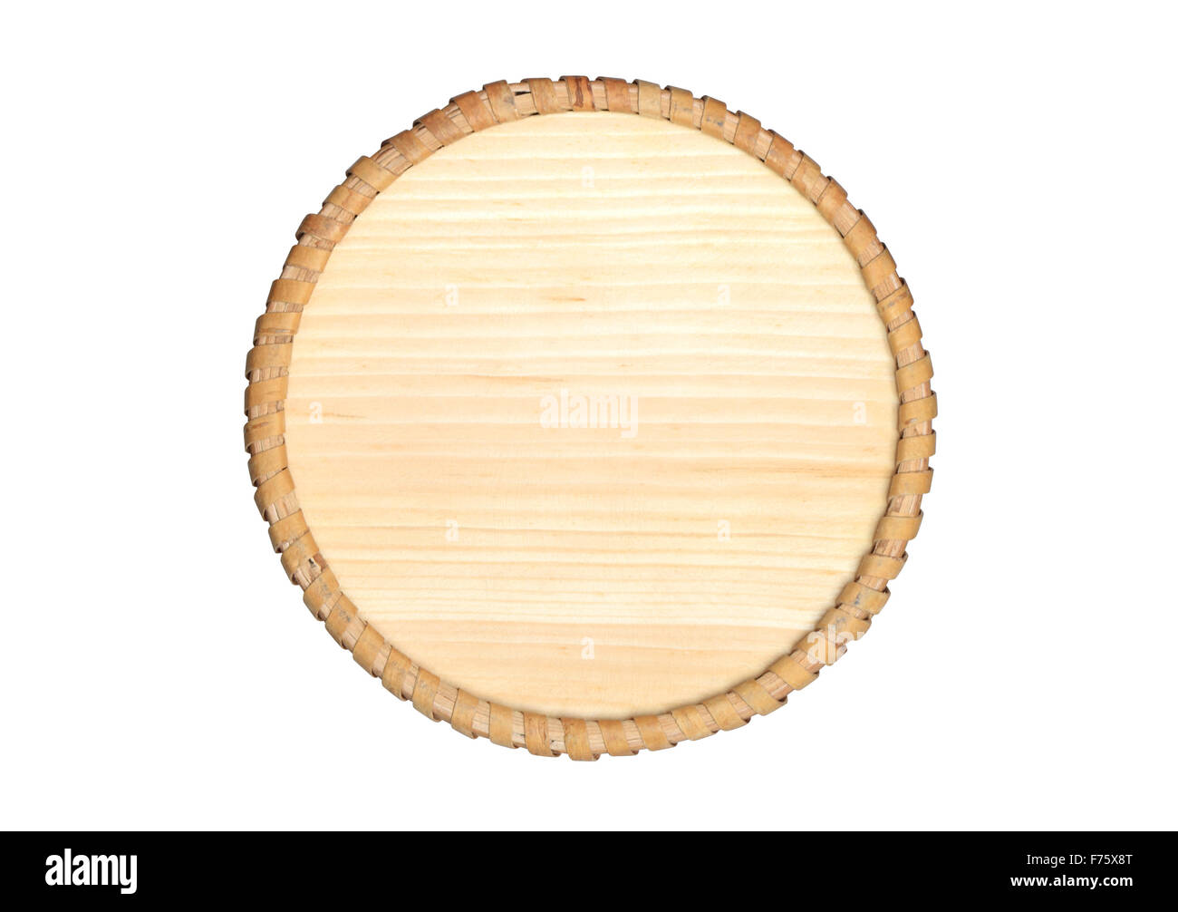 Round Picture Wooden Frame Stock Photo - Alamy