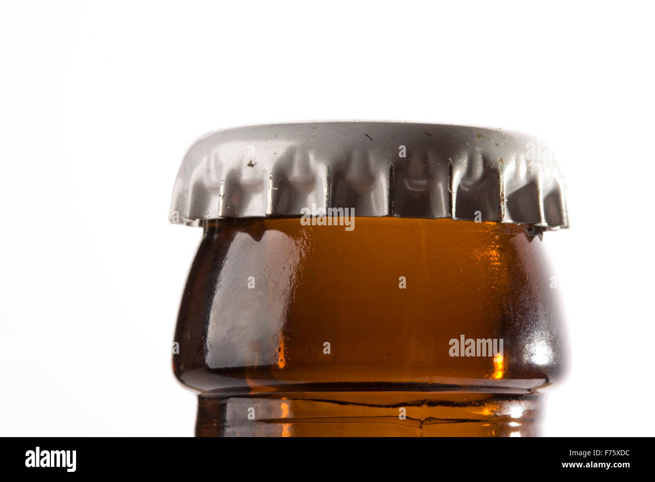 detail of a beer bottle Stock Photo - Alamy