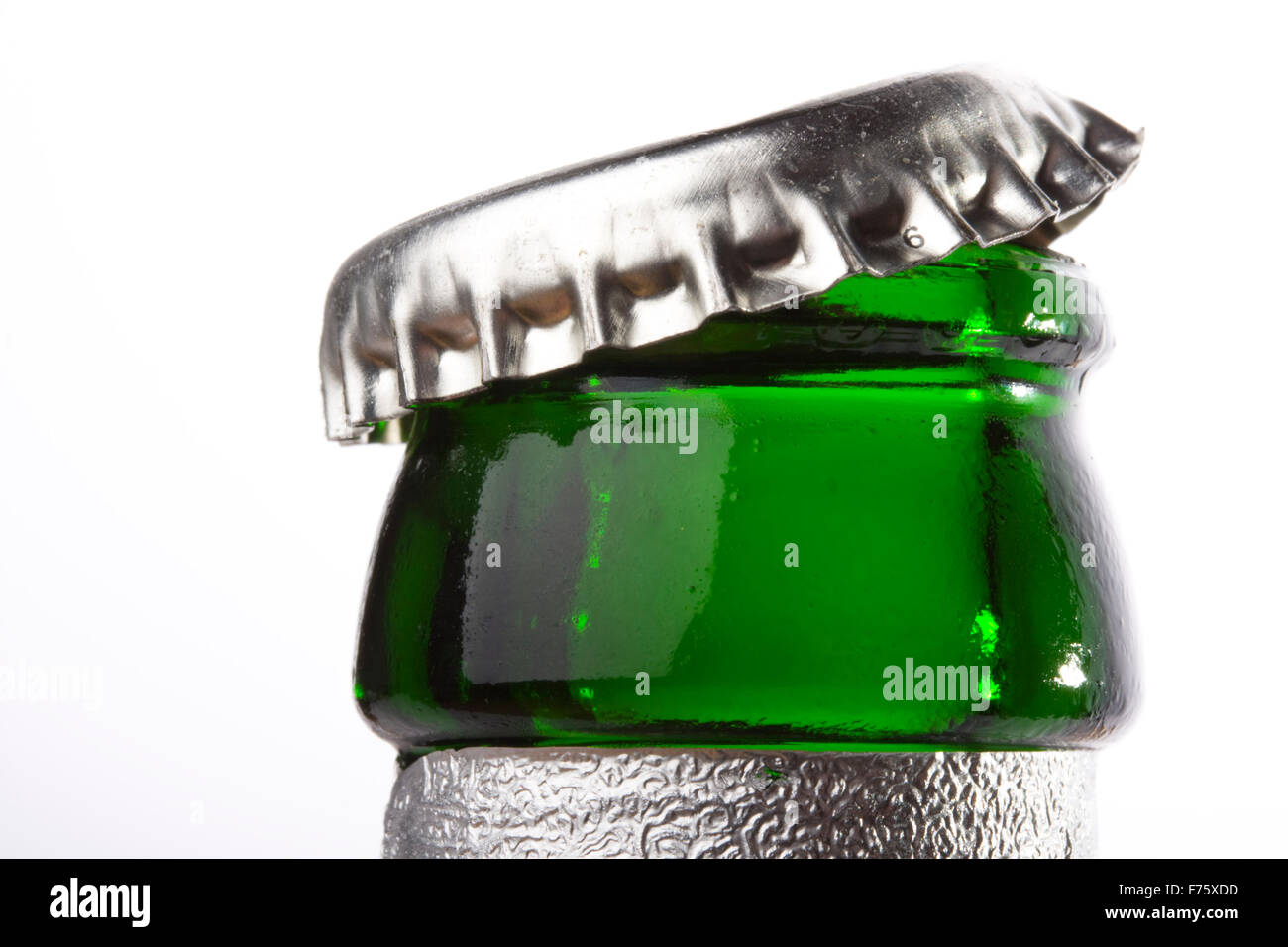 detail of a beer bottle Stock Photo - Alamy