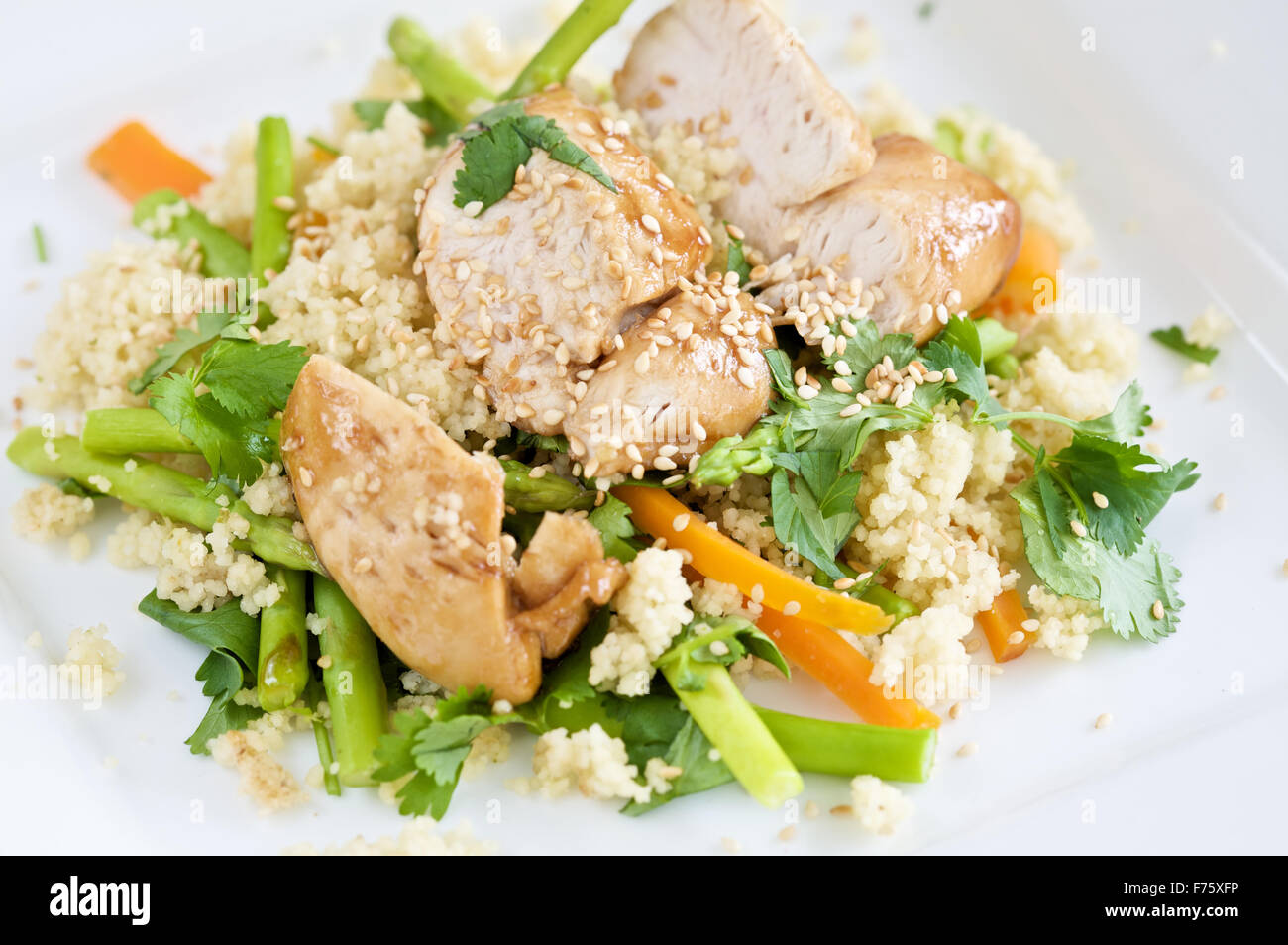 Healthy light meal Stock Photo - Alamy