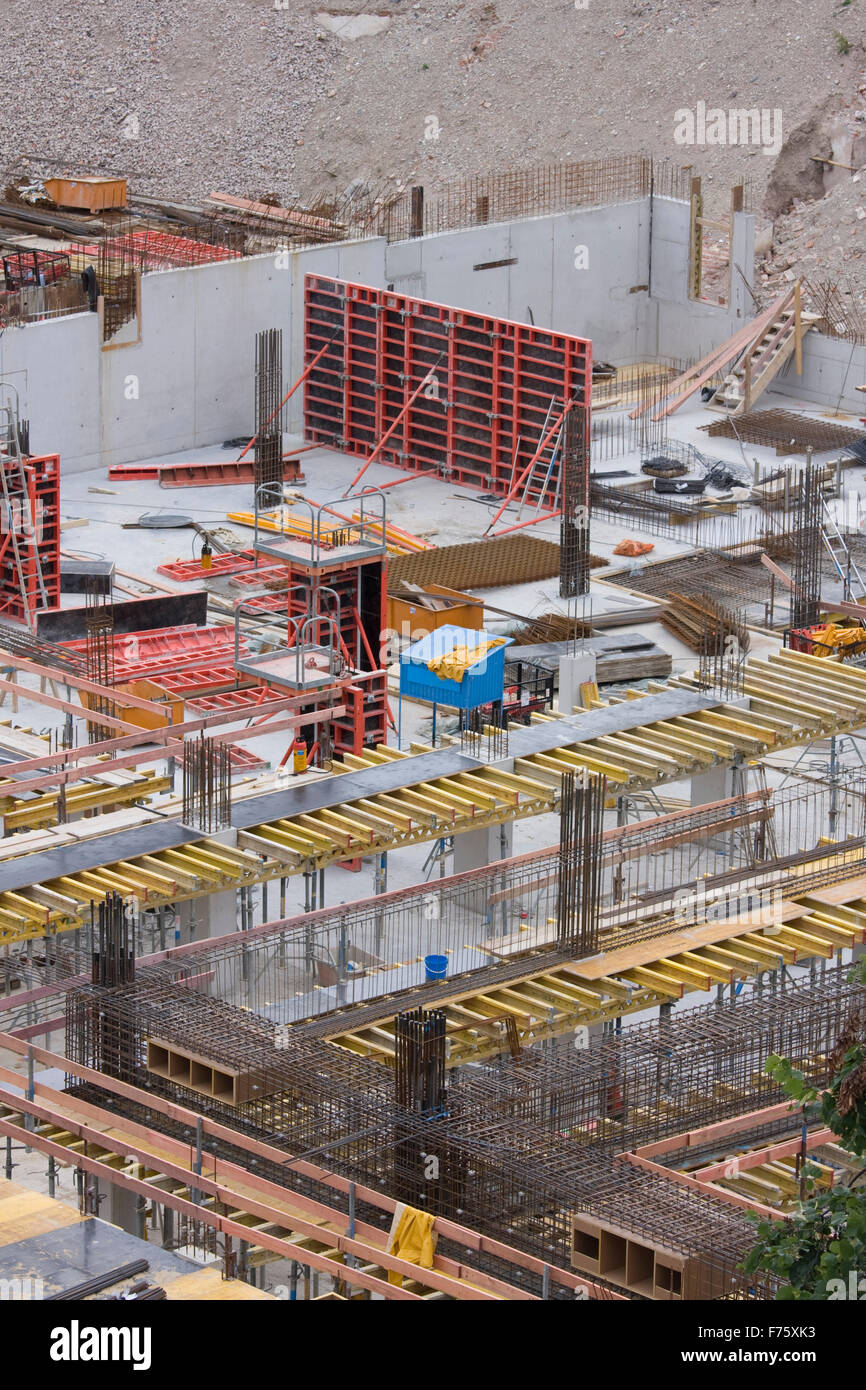 details of a large construction site Stock Photo - Alamy