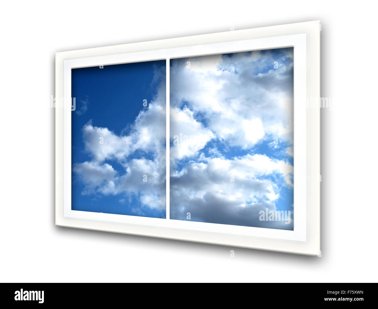 Blue sky and sky architecture Cut Out Stock Images & Pictures - Alamy