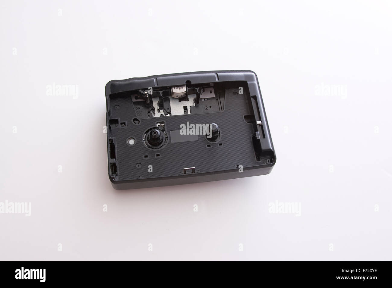 Broken cassette player Stock Photo - Alamy