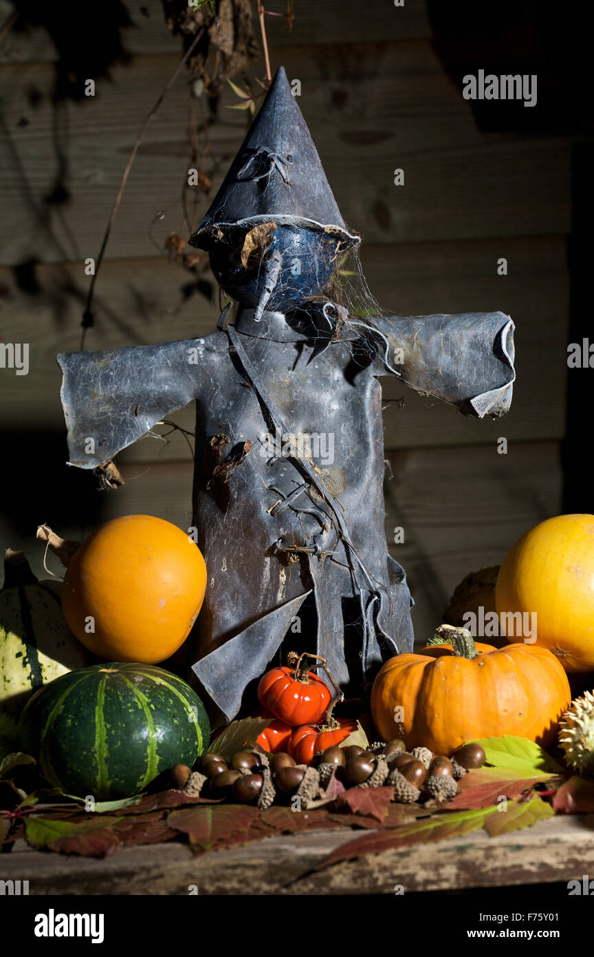 Vector Scarecrow At Night Stock Photos & Vector Scarecrow At Night ...