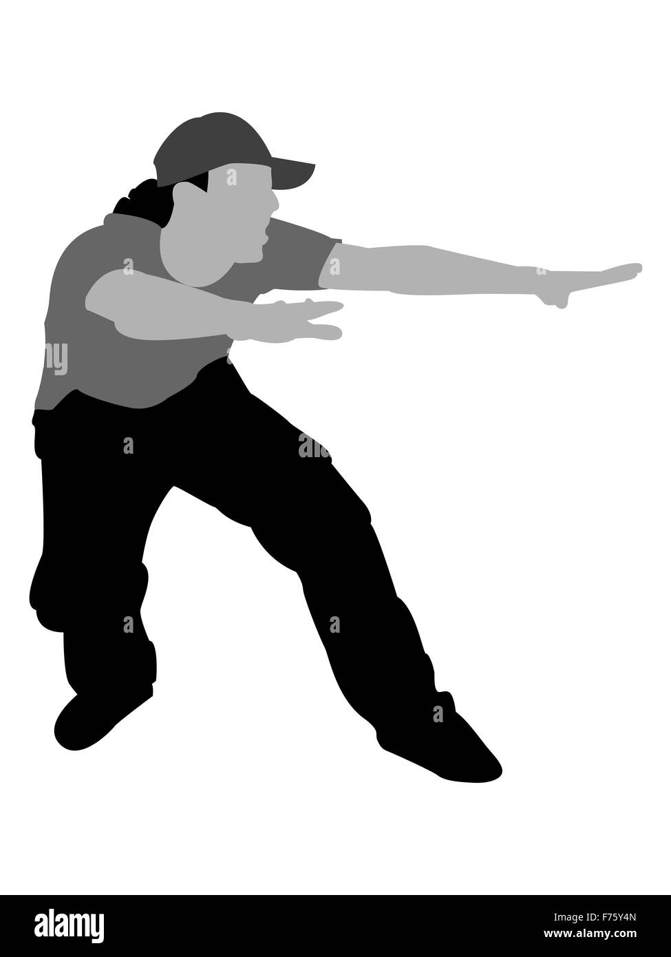 Retro model posing Black and White Stock Photos & Images - Alamy