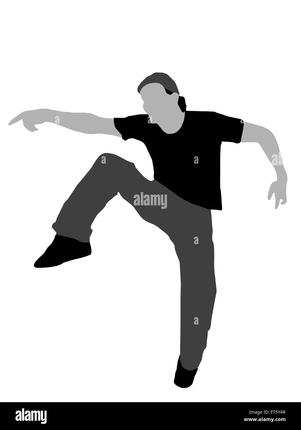 dancer with cap Stock Photo - Alamy